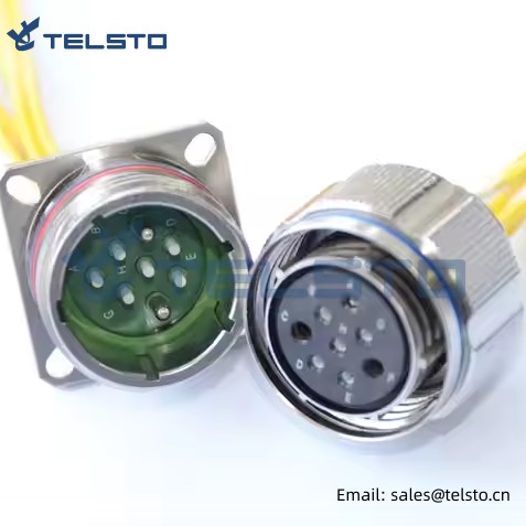 High Quality 5G Base Station Optical J599 D38999 24cores Connector RRU ...
