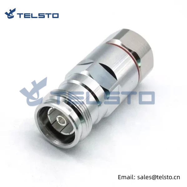 High Quality RF connector 4.3/10 female straight for 1/2″ feeder cable ...