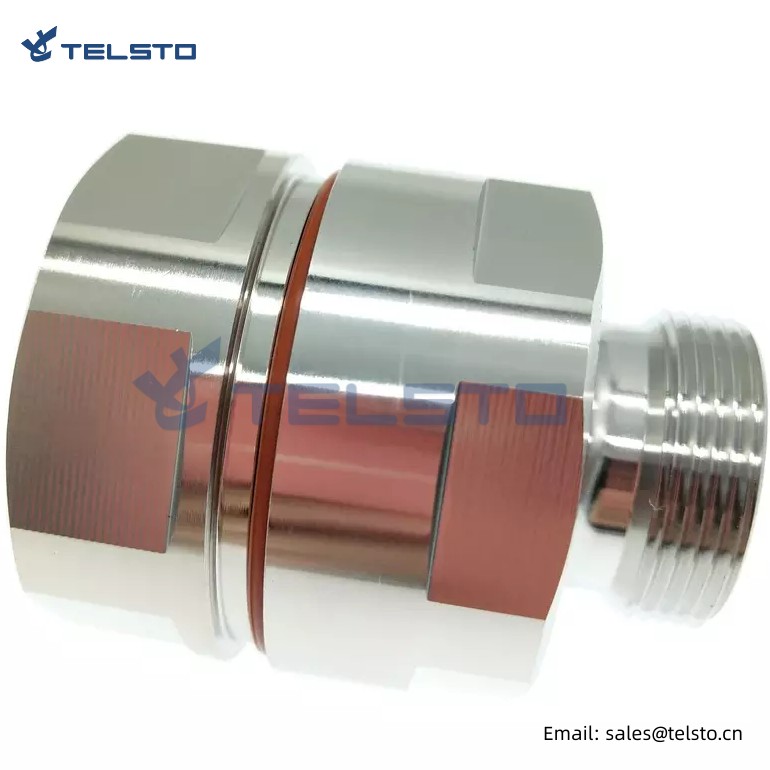 High Quality RF 7/16 DIN Female Connector For 1-1/4 Inch Coaxial Cable ...