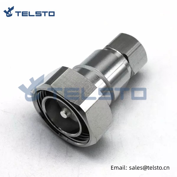 High Quality DIN Male connector for 1/2″ Super flexible RF cable ...