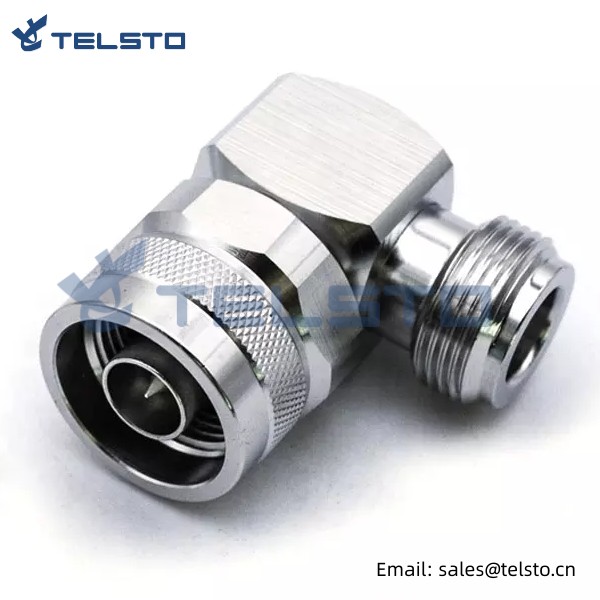 High Quality RF Coaxial N male to N female right angle adaptor ...
